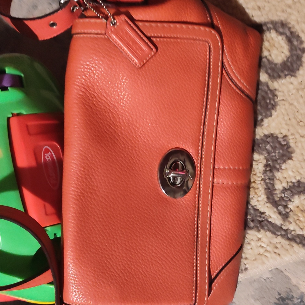 Vintage Burnt Orange Hamilton Coach Purse - Gem